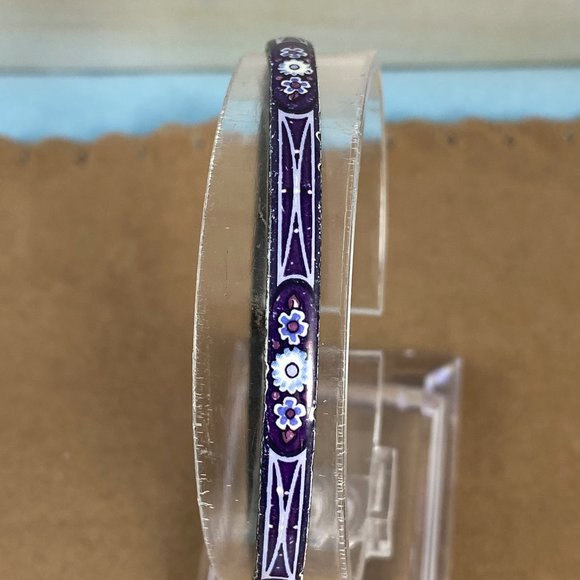 Michaela Frey | Jewelry | Vintage Michaela Frey Enamelblue Purple ...